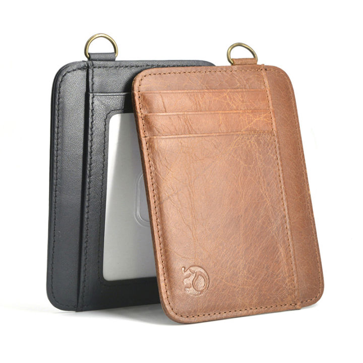 Cowhide Card Holder Multi-function Coin Purse Driving License Bag ...