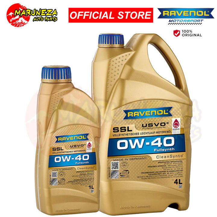 RAVENOL SSL Super Synthetik ÖL SAE 0W-40 | Lazada PH
