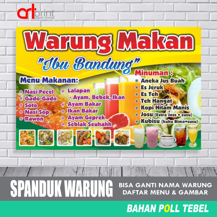 Cetak Spanduk Banner Warung Makan - spanduk Warkop - Banner daftar menu ... Cetak Spanduk Banner Warung Makan - spanduk Warkop - Banner daftar menu ...