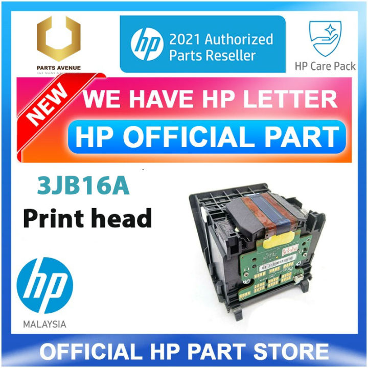 OFFICIAL HP Genuine (3JB16A) Printhead with Setup Cartridges for HP ...
