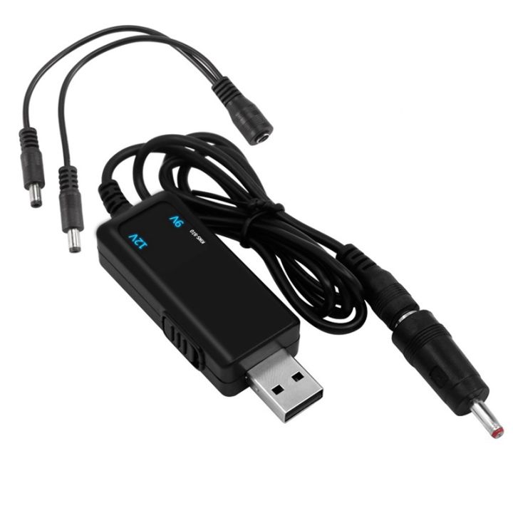 USB Boost Converter USB Step-Up Converter Cable DC 5V To 9V 12V 3.5X1 ...