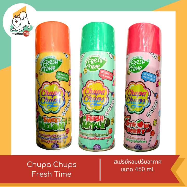 Chupa Chups Fresh Time จูปา จุ๊ปส์ สเปรย์หอมปรับอากาศ ขนาด 450ml ...