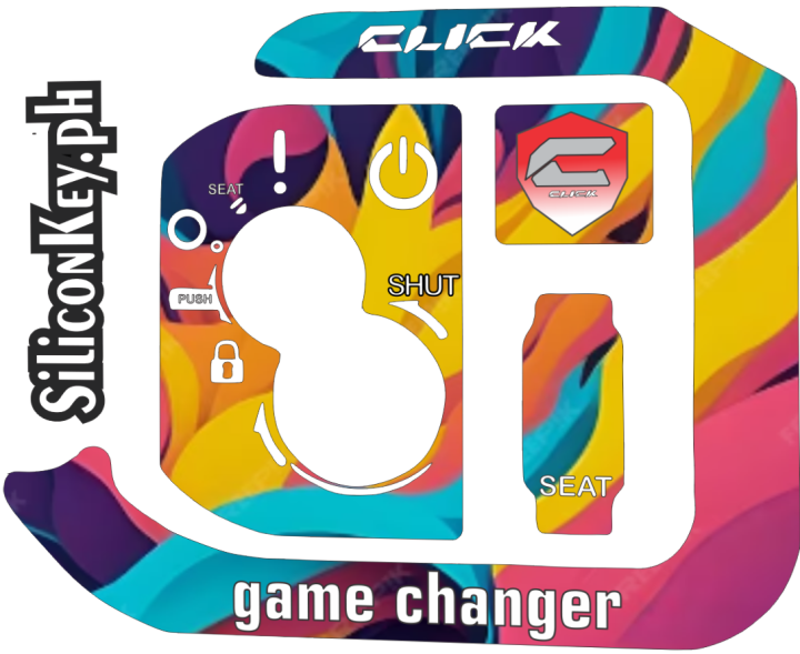 Honda Click V4 2024, V3 2023, V2 V1 125i ignition key cover Sticker ...