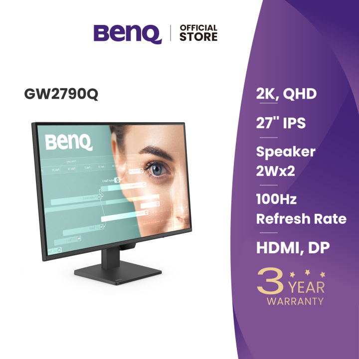 BenQ GW2790Q｜Home Office Monitor｜27"｜2K QHD｜100Hz | Lazada Singapore