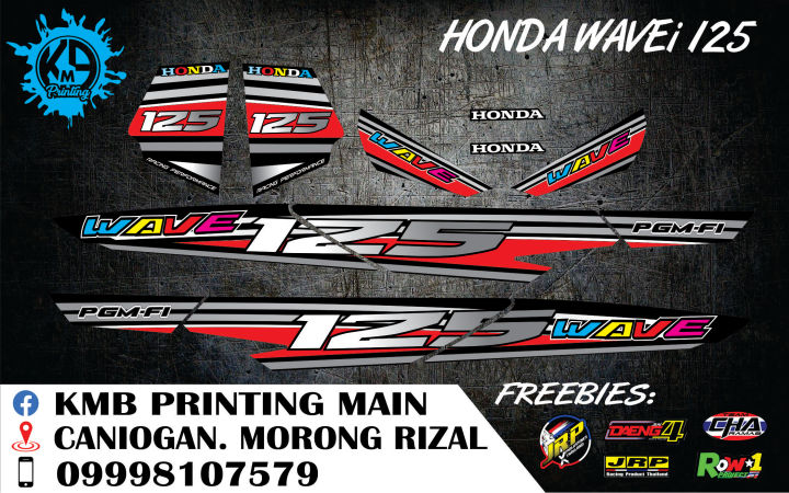 HONDA WAVE i 125 STICKER | Lazada PH