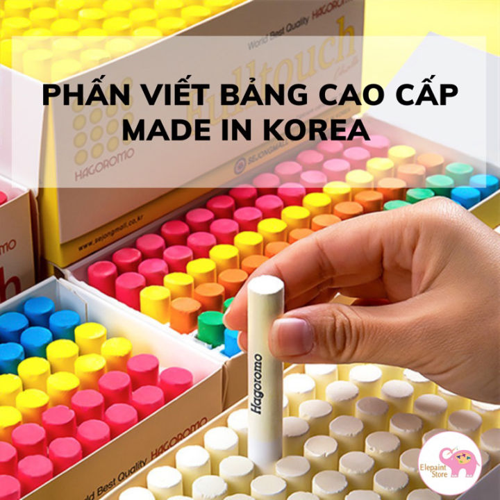 Hộp 12 viên phấn viết bảng cao cấp Hagoromo Fulltouch Hàn Quốc | Lazada.vn