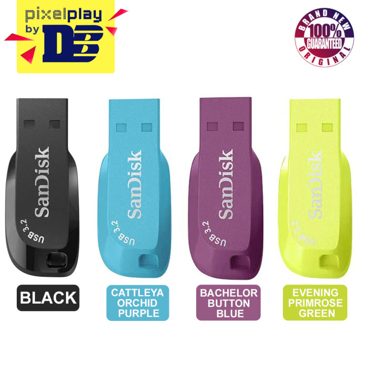 Sandisk Ultra Shift 64GB USB 3.2 Gen 1 Flash Drive (Black, Cattleya ...
