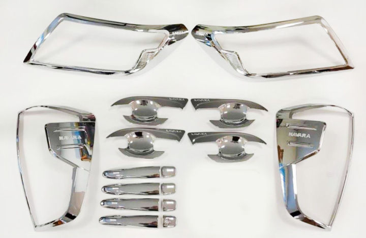 Nissan Navara NP300 2021 Chrome Combo Garnish Cover Set | Lazada PH
