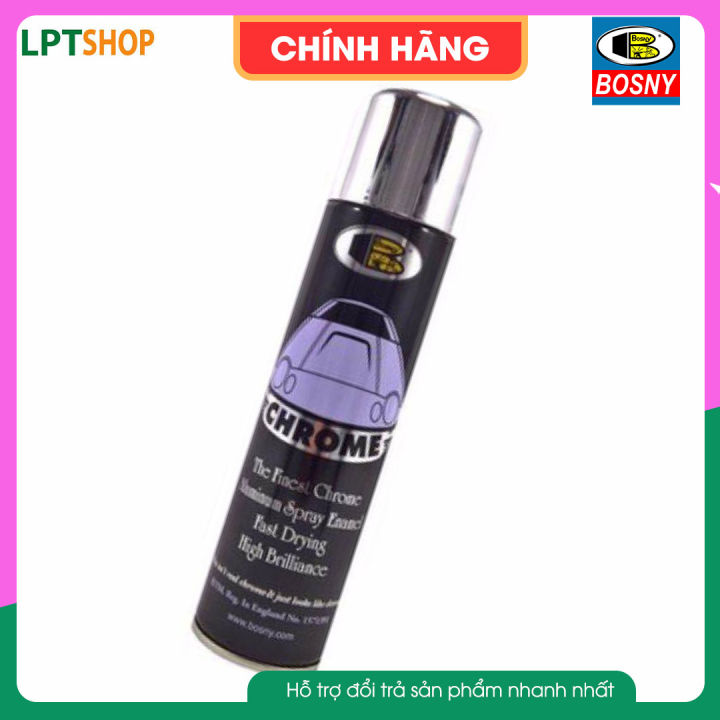 Sơn mạ Inox hiệu Bosny - Crome B103 - cho hiệu ứng màu inox sáng nhám ...