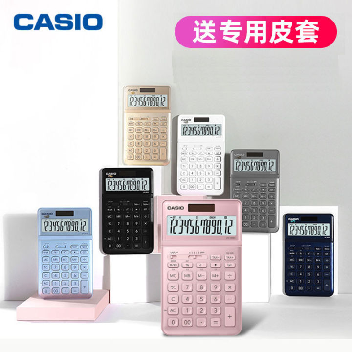 Casio JW-200SC Calculator Commercial Office Solar Color Pink Cute ...