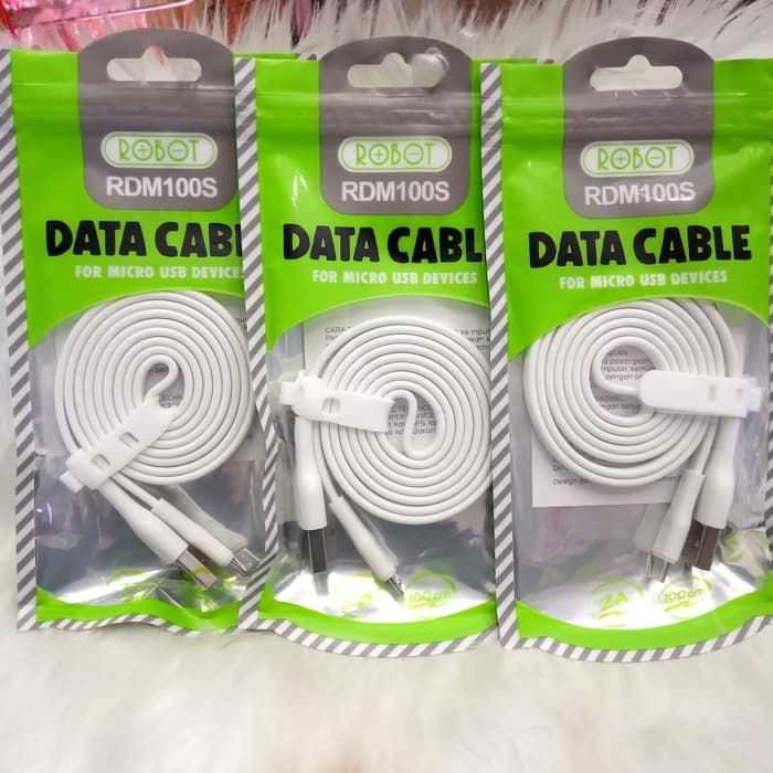 KABEL DATA ROBOT RDM 100S Micro USB - 1M - Garansi Resmi 1 Tahun ...