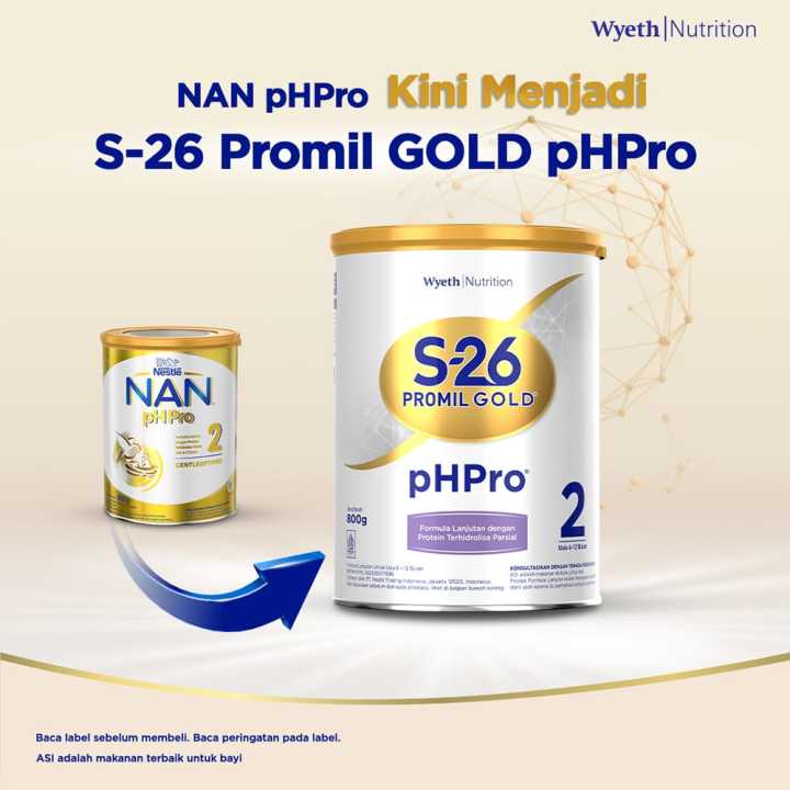 S-26 pH Pro 2 SUSU FORMULA 6-12 BULAN 800 G - Alergi Protein Susu Sapi ...