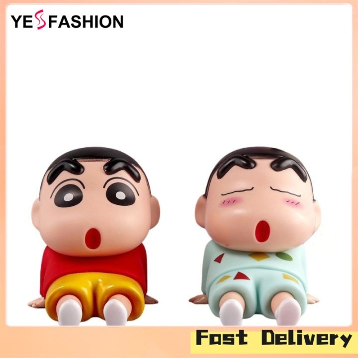 Yesfashion Crayon Shin-Chan Anime Figure Phone Holder Kawaii Phone ...
