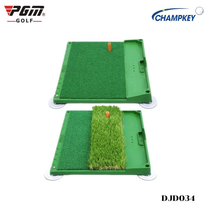 Champkey พรมซ้อมกอล์ฟในร่ม PGM พร้อมที่วางโทรศัพท์ พื้นยางนุ่ม (DJD034 ...