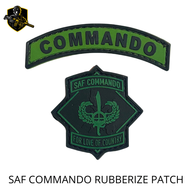 SAF COMMANDO PVC PATCHES ( RUBBERIZE ) | Lazada PH