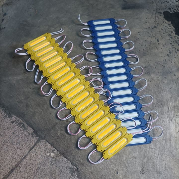 LAMPU LED COB 6 MATA 12V 24V MODUL KOLONG MOBIL DAN MOTOR / NEON BOX / AQUARIUM / WALET 12 VOLT ...