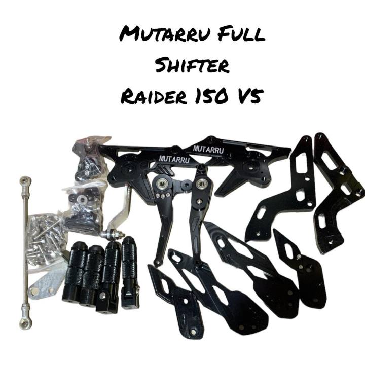 MUTARRU FULL SHIFTER RAIDER 150 V5-BLACK | Lazada PH
