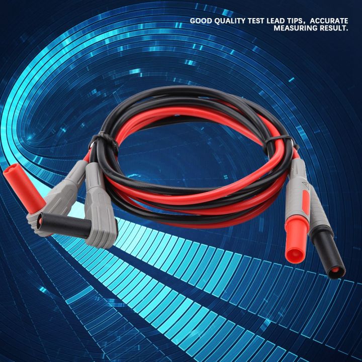 Digital Multimeter Test Leads with Crocodile Clips Replaceable Probe ...