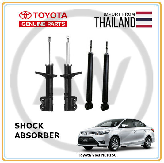 Toyota Vios NCP150 NSP151 2013-2023 Front Rear Shock Absorber [1 Pair (LH+RH)] | Lazada