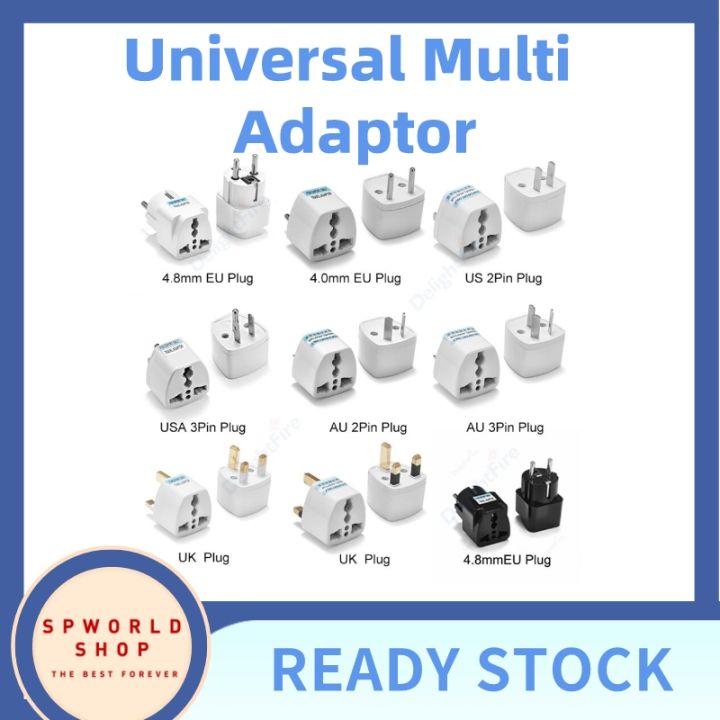 Universal Multi Adaptor/Travel Plug/Socket/Adapter/UK/Euro/US/Africa ...