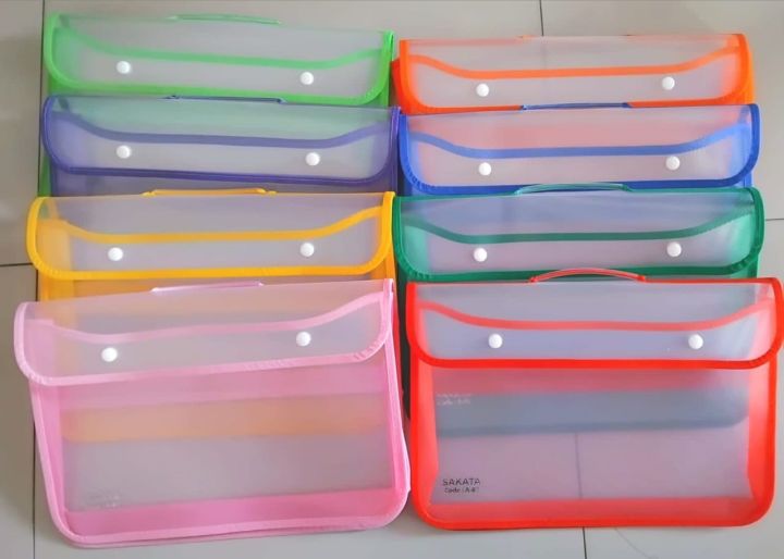 MAP PLASTIK KANCING 2 JARING FOLIO [F4] / MAP TENTENG DOKUMEN / ZIPPER ...