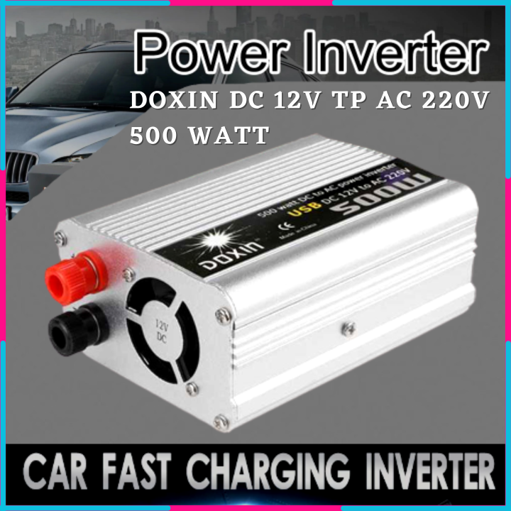 COD DOXIN Car Power Inverter DC 12V to AC 220V 500W / inverter 12v to ...