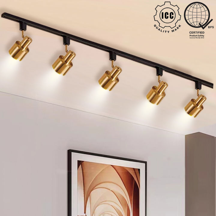 Modern LED Gold Track light GU10 Spotlight Track Light Spot Lighting ...
