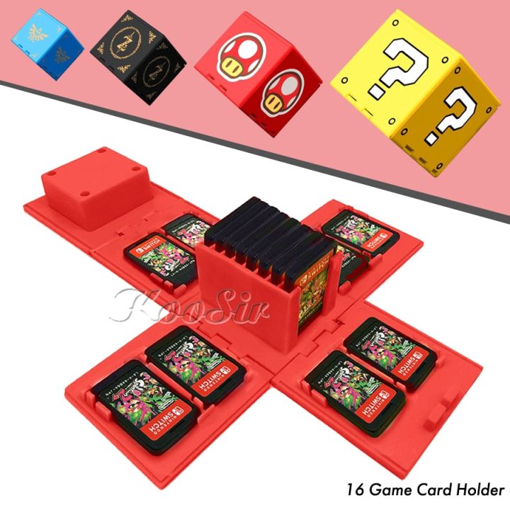 Nintendo Switch 16 Games Card Box Bag NS Discs Portable Case Cover for ...