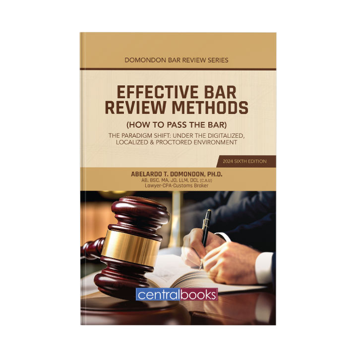 Effective Bar Review Methods (How to Pass the Bar) 6th Edition (2024 ...
