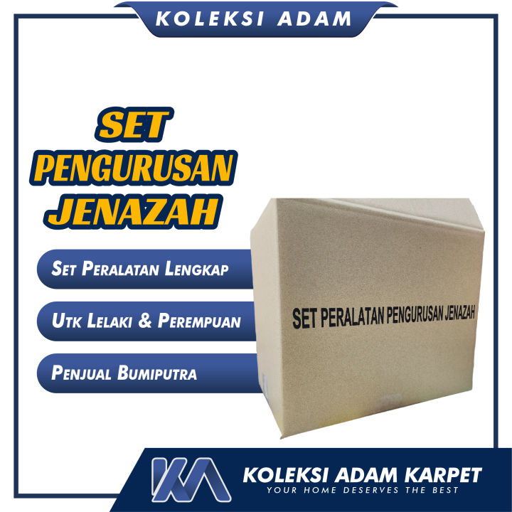 Set Lengkap Peralatan Pengurusan Jenazah Muslim & Mulimah / Kit ...