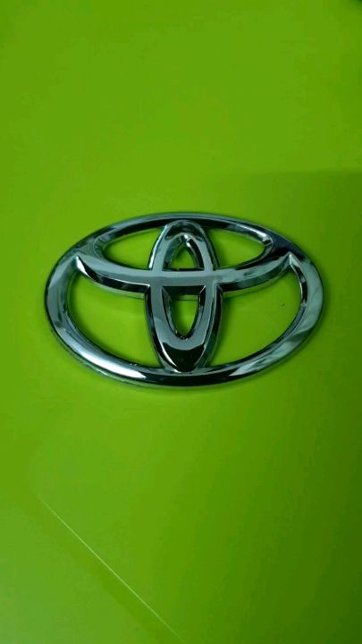 Toyota steering emblem logo badge decal universal 65mmx 45mm | Lazada