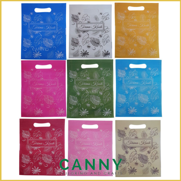 (100pcs) Beg Woven Beg Kain Bajet Murah 19.5cm x 24cm/ Non Woven Bag ...