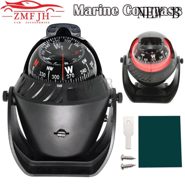 【2NEW - B】กันน้ำ IP 67 Sea Pivoting Marine Compass พร้อมไฟ LED เรือ ...
