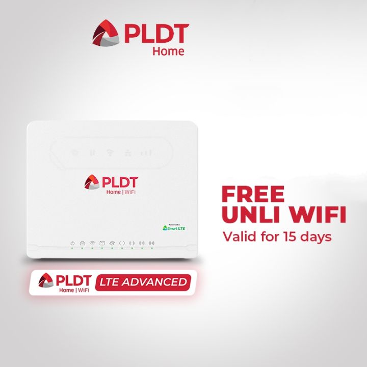 PLDT Home Prepaid WiFi 4G+ LTE-Advanced (Evoluzn FX-ID7) with FREE UNLI ...