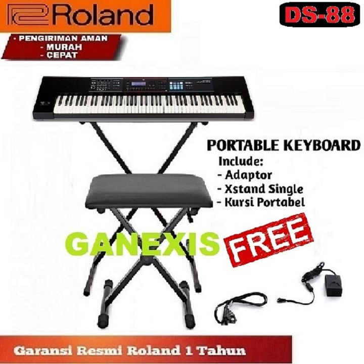 Roland Juno DS88 Synthesizer Digital Piano Paket komplit Original | Lazada Indonesia