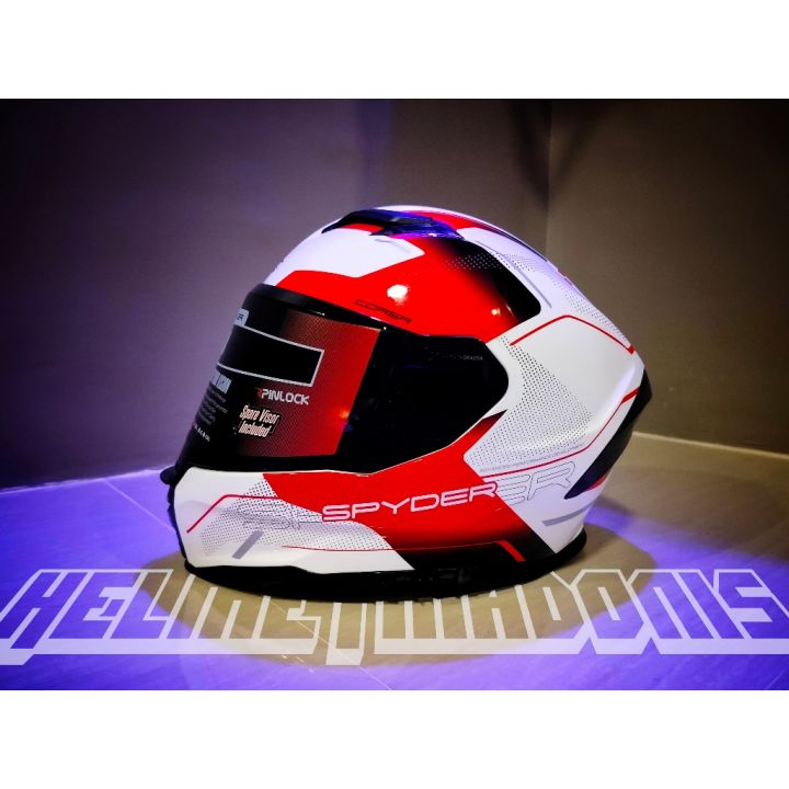 Spyder Corsa Full Face Helmet - Sphere face motor motorcycle helmet gdr ...