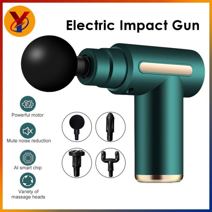 𝙔𝙤𝙪𝙣𝙜 Massage Gun Muscle Relaxation Percussive High Frequency Vibration ...