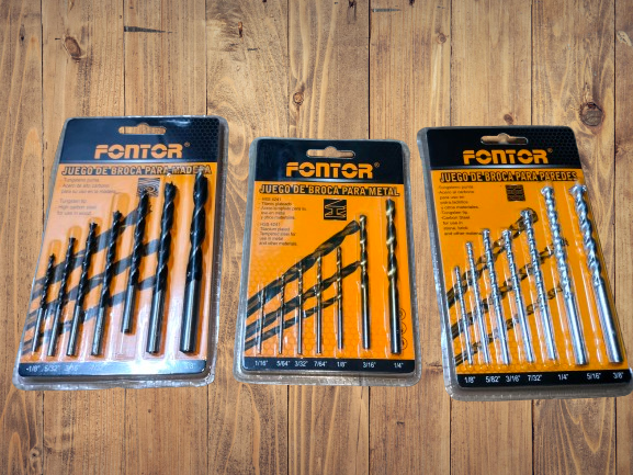 Fontor Drill Bit Set For Wood, Metal and Brick | Lazada PH
