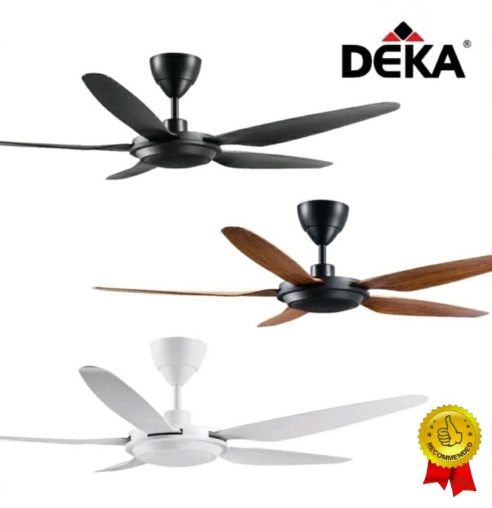 Deka DS11 Ceiling Fan DC Motor 56" Remote Control With 7 Speed & 7 ...