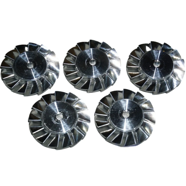 5Pcs Aluminum Fan Blade Diameter 27mm Motor Cooling Wind Impeller ...