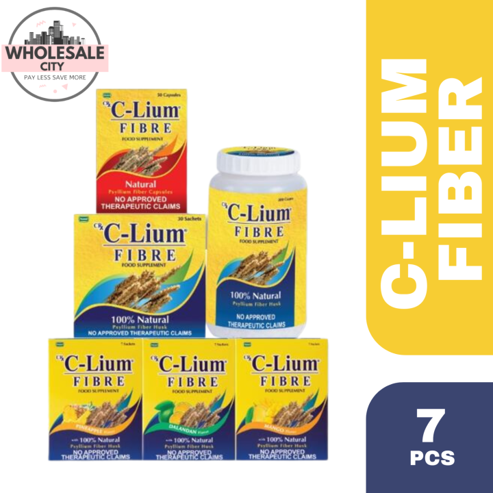 C-LIUM FIBER HUSK SACHET AND CAPSULES | Lazada PH