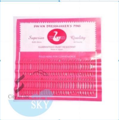 Swan solid headed steel pins (1 pad=60pcs) | Lazada PH