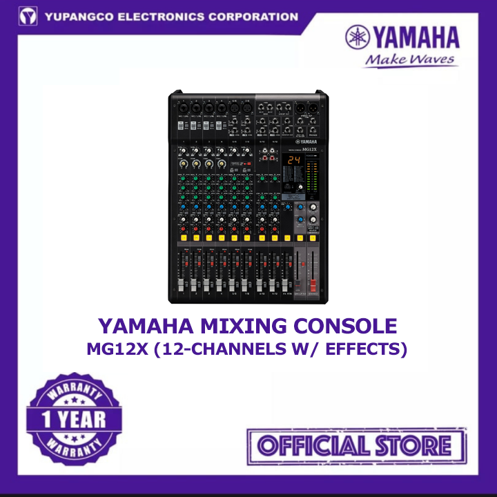 YAMAHA MG12X 12-Channel Analog Mixer | Lazada PH