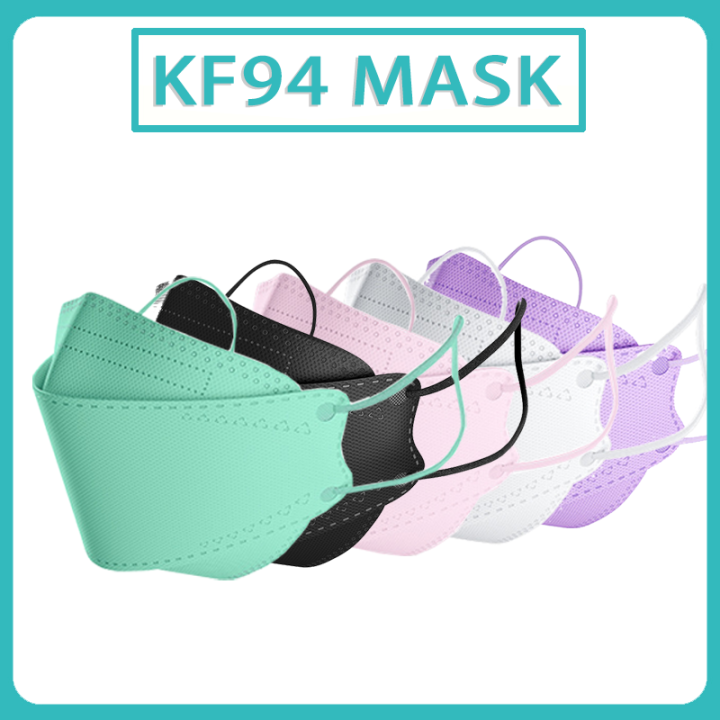 50Pcs KN95 Reusable Washable KF94 Face Masker KN95 Reusable FACEmask ...