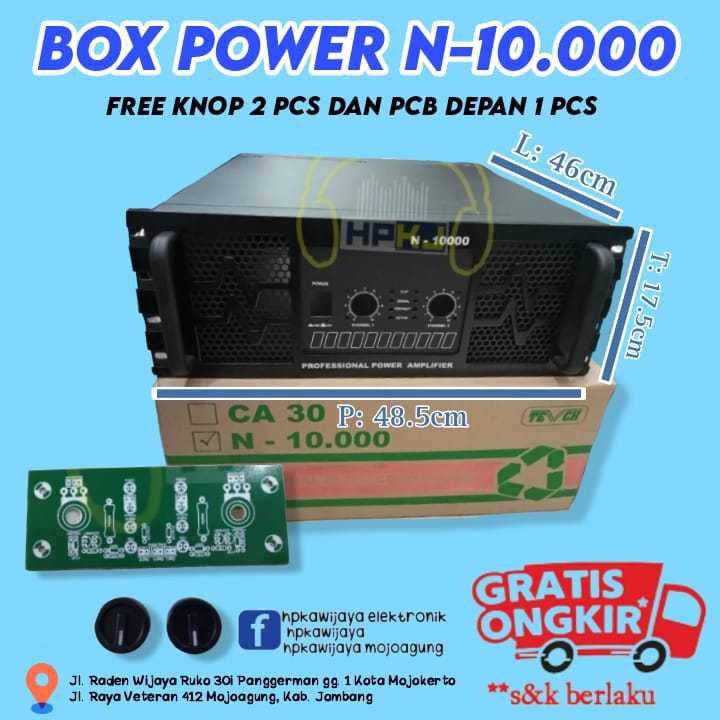 BOX POWER AMPLIFIER N10000 4u box power 4 u N 10000 n10000 | Lazada Indonesia