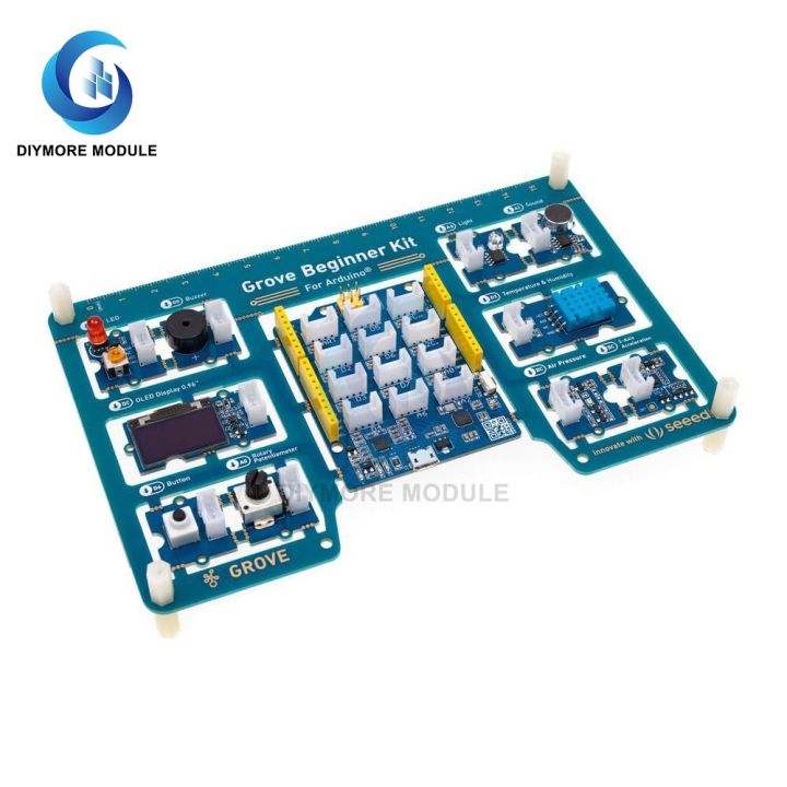 Starter Kit for Arduino Pre Wired 10 in 1 Sensor Module ATmega328p ...