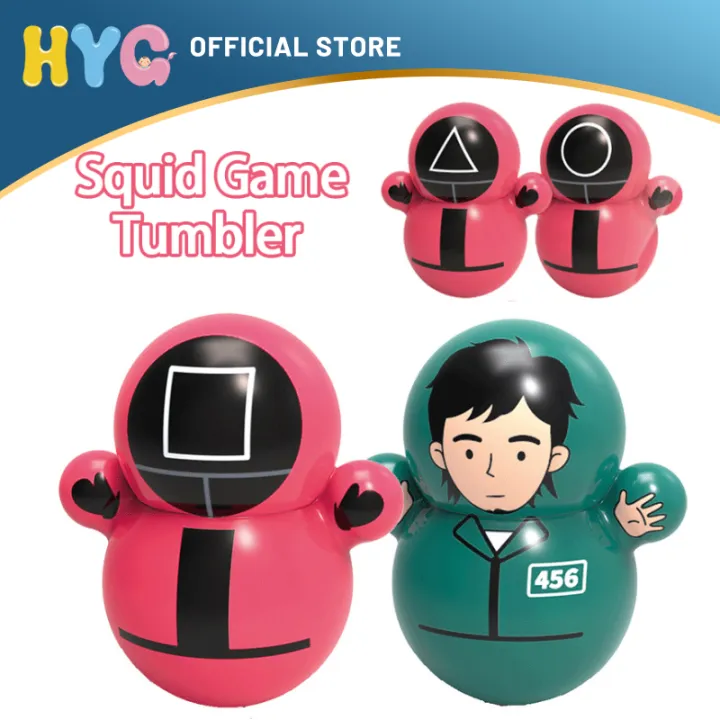 HYG tumbler toy Hot S-quid Game Tumbler Toy Doll Squid Building Block ...