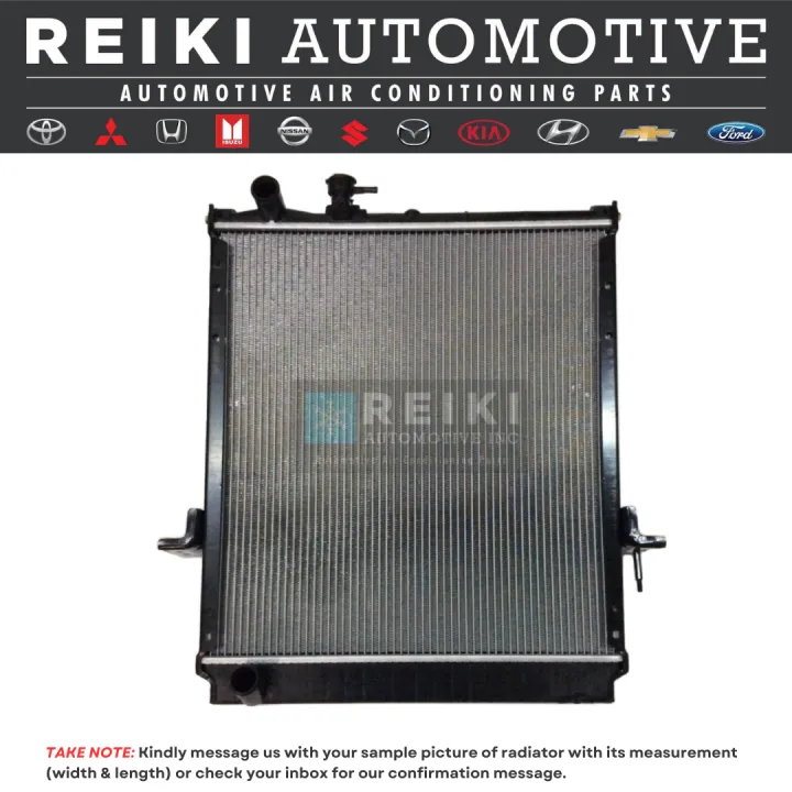 Isuzu 4HE1 M/T 3Rows Radiator Assembly | Lazada PH