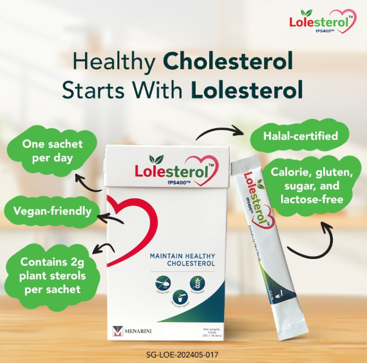 Lolesterol Sachets 30s- Patented plant sterol to promote healthy ...