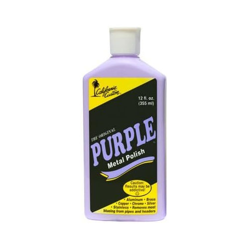 California Custom Products California Custom Purple Metal Polish 12 oz ...